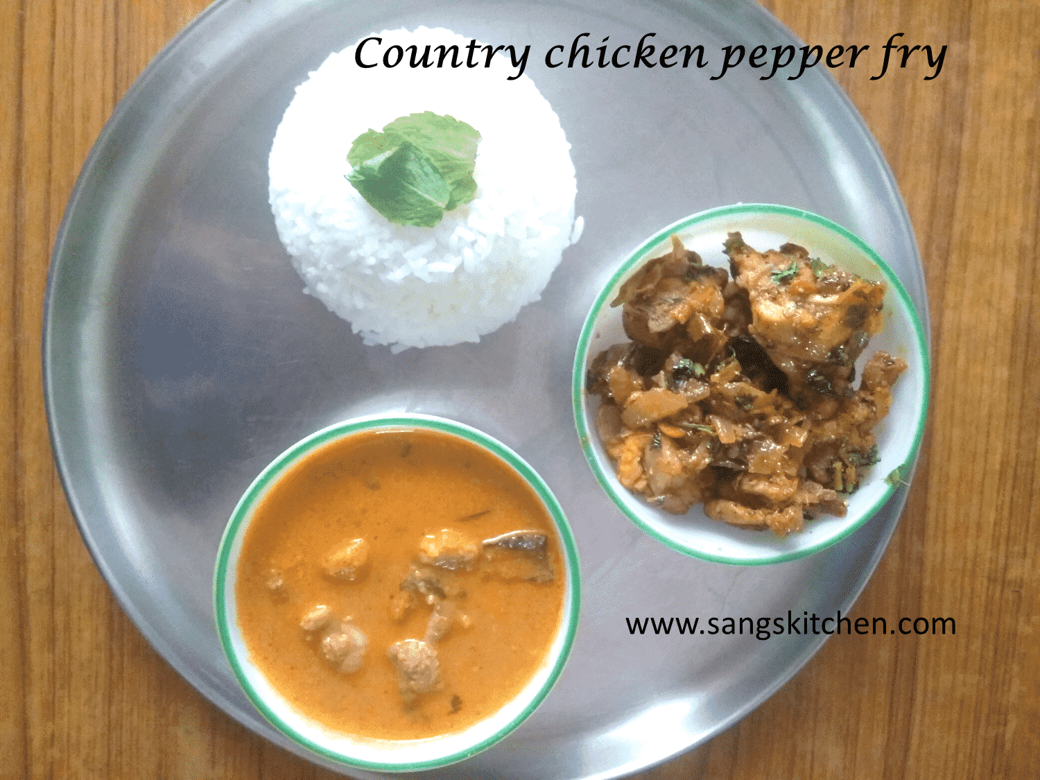 Country chicken pepper fry | Nattukozhi pepper fry learn with pictures