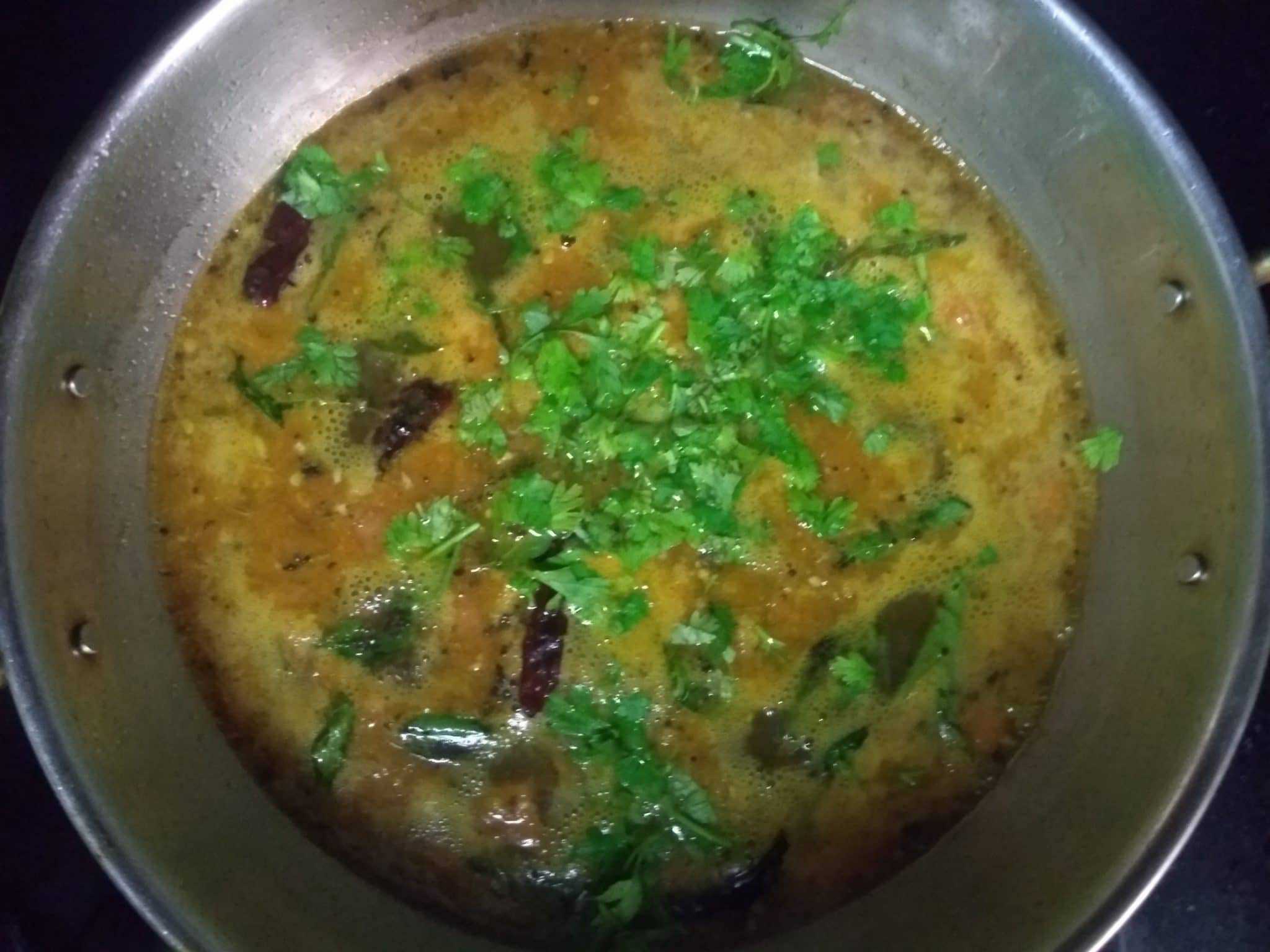 Puli rasam | Recipe to make simple puli thakkali rasam with pictures