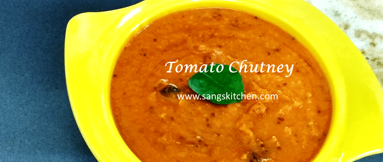 Tomato chutney | Thakkali chutney recipe | sangskitchen