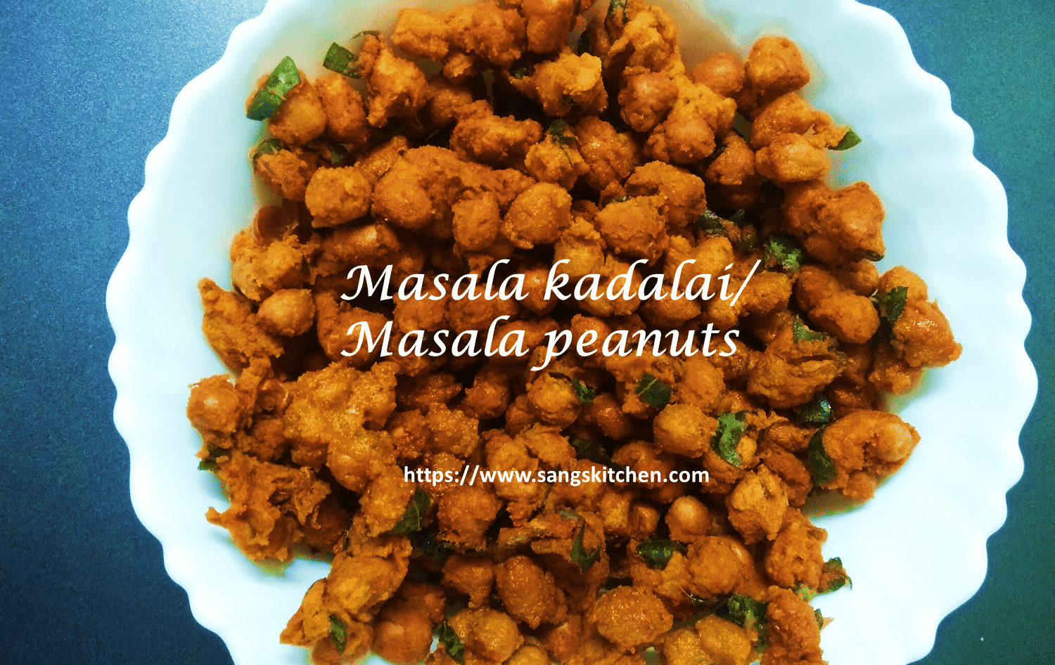 Masala kadalai | Masala peanuts | Masala fried groundnuts | Sangskitchen