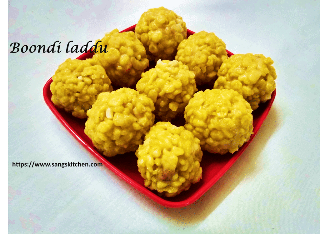 Boondi laddu | Boondi ladoo | How to make boondi laddu | sangskitchen