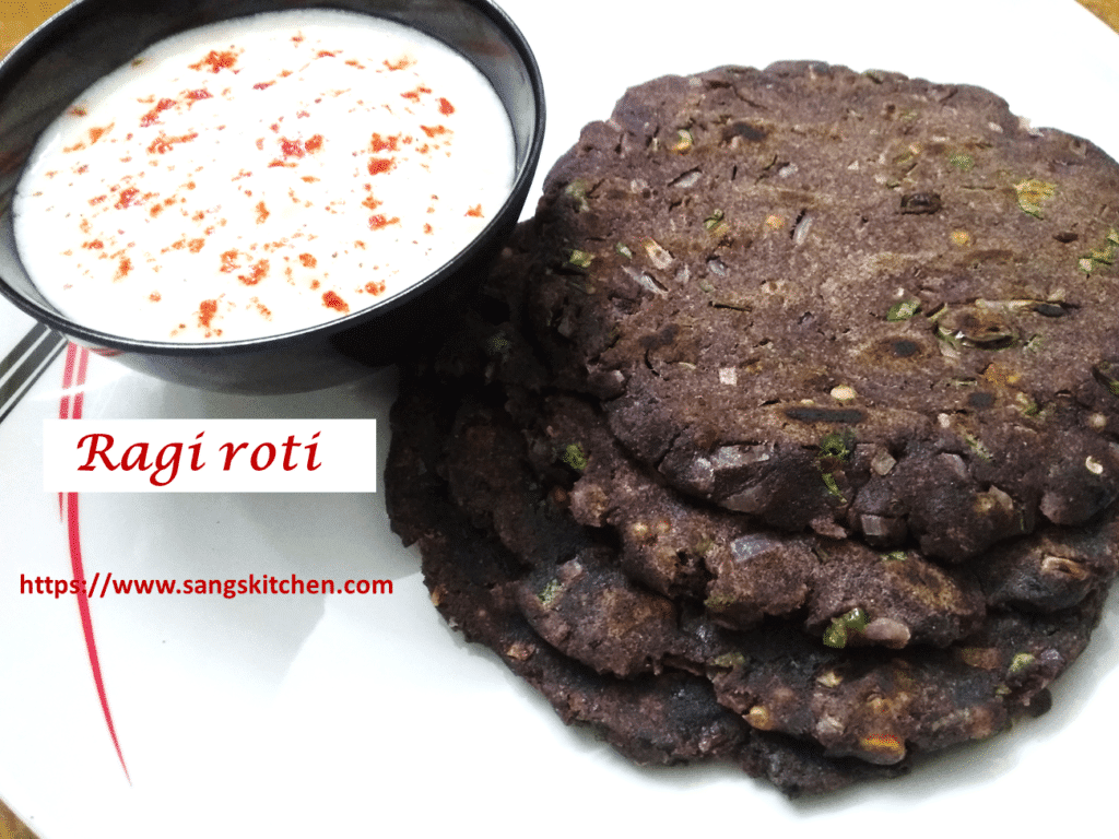 Ragi roti | Ragi rotti | Finger millet roti | Millet recipes | sangskitchen