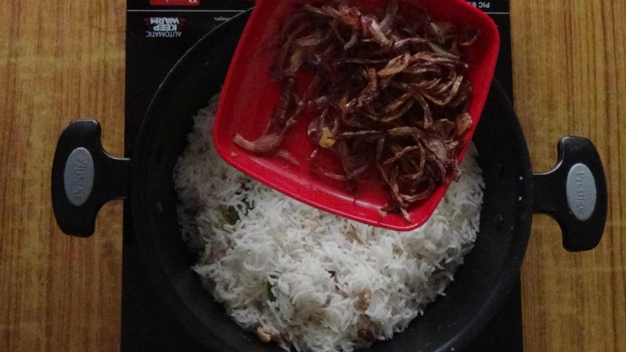 Ghee rice | Ghee pulao | Simple ghee pulav - sangskitchen