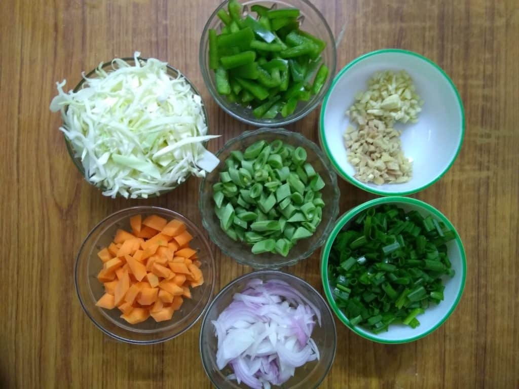 Veg noodles recipe | Chinese Veg noodles recipe | sangskitchen