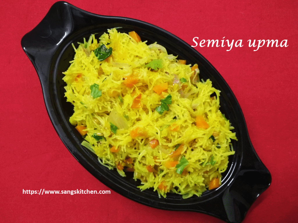 Semiya upma recipe | Vermicelli upma recipe | sangskitchen
