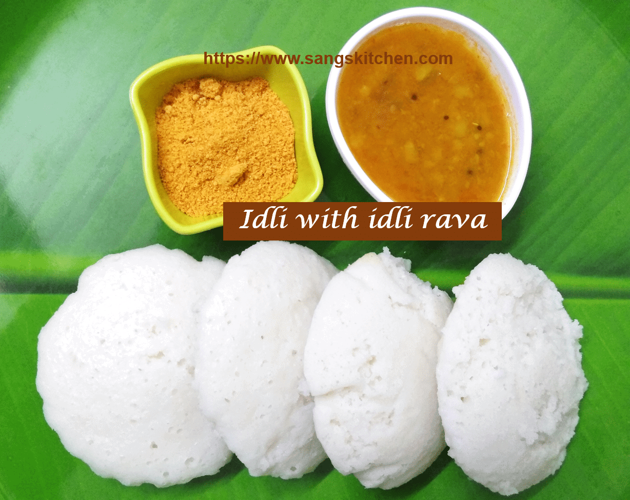 Idli with idli rava | Idli with rice rava | How to make idli batter ...