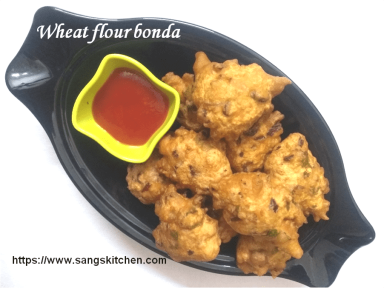 Wheat flour Bonda | Wheat Bonda recipe | sangskitchen