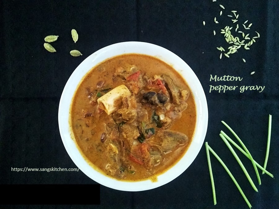 Mutton kuruma | South Indian style Mutton kurma for idli, dosa