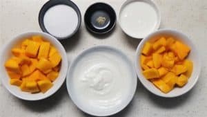 Mango lassi | How to make sweet Mango lassi | sangskitchen