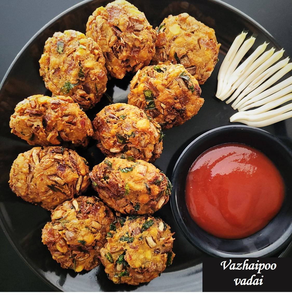 Vazhaipoo vadai | Banana flower vada | Aratikaya puvvu vada